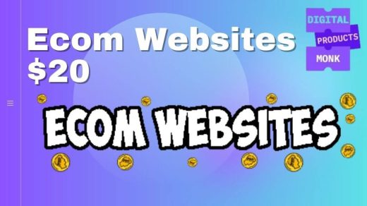 Ecom Websites $20 review (Beginners' Guide) : Digitalproductsmonk